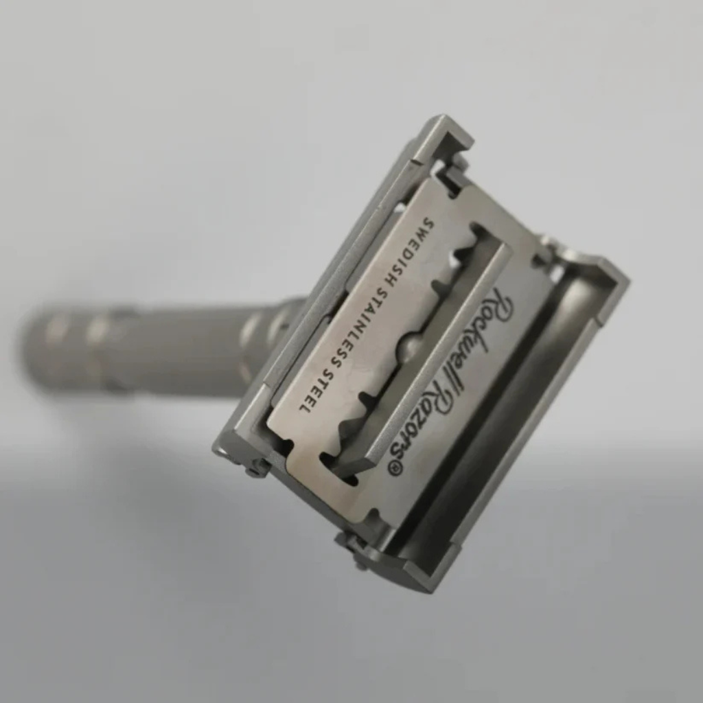 Rockwell Model T2 Adjustable Safety Razor Stainless Steel Matte Finish ...