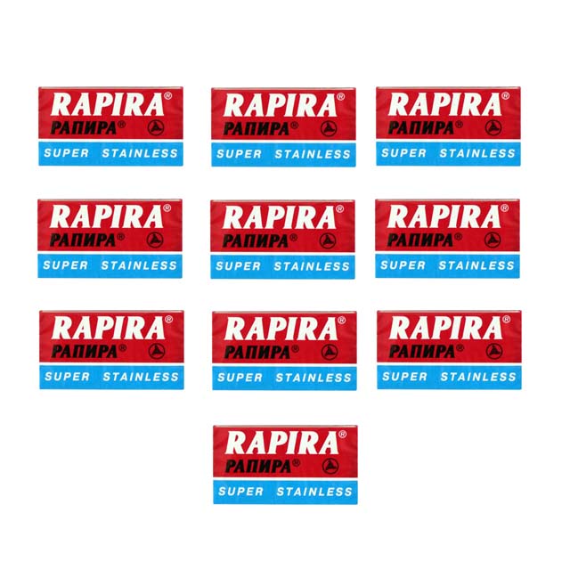 Rapira Chrome Super Stainless Safety Razor Blades (100 Pack) – I Wet Shave